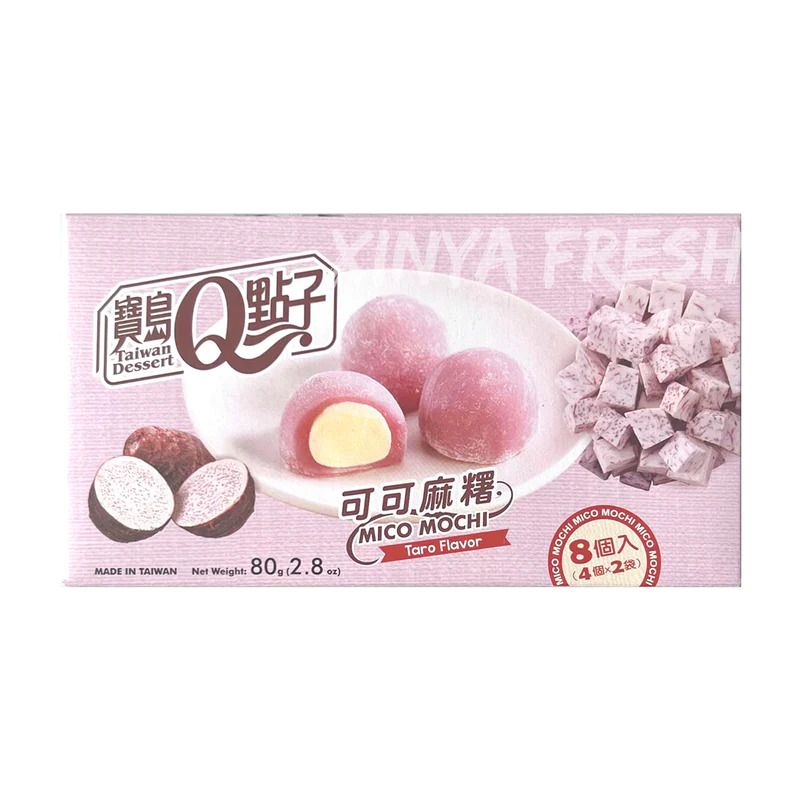 Mochi Q-BRAND MICO MOCHI (TARO), 80g | Candy POP