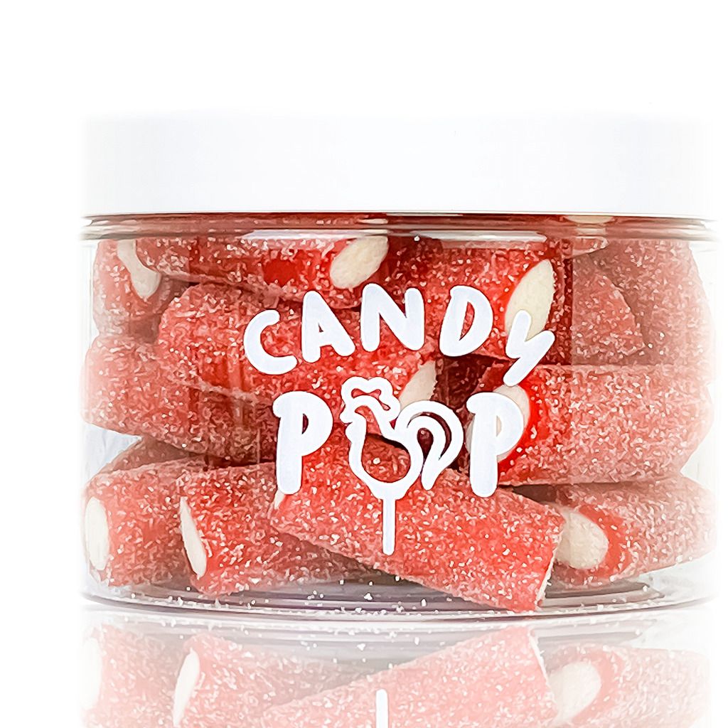 Kummikomm CANDY POP SOUR STRAWBERRY MINI JUMBO, 300g | Candy POP