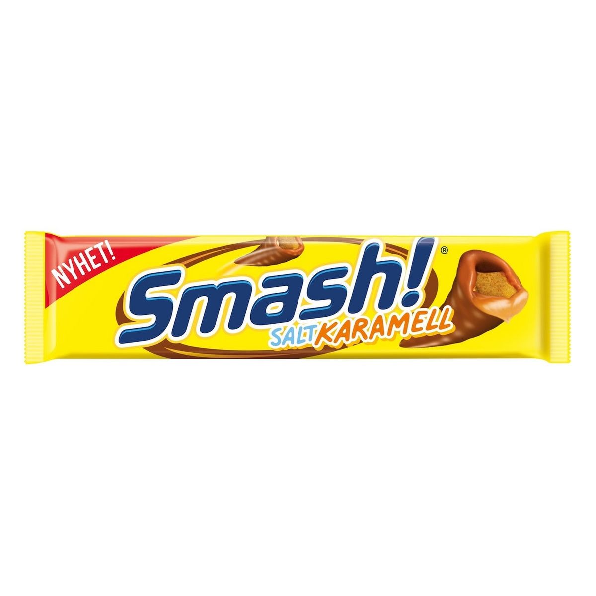 Batonėlis SMASH (SALTED CARAMEL), 40g | Candy POP