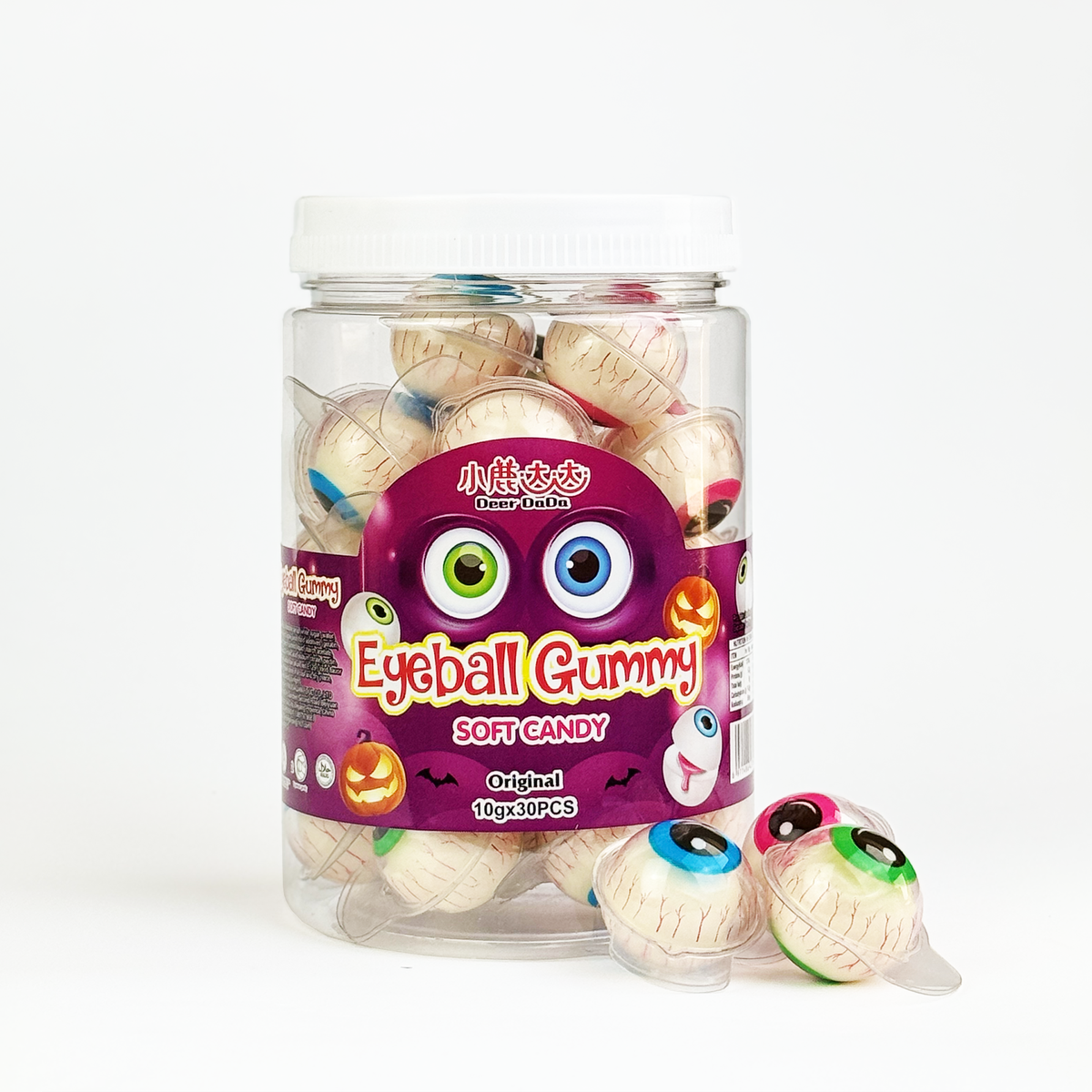 Żelek z nadzieniem DEER DADA EYEBALL, 10g | Candy POP