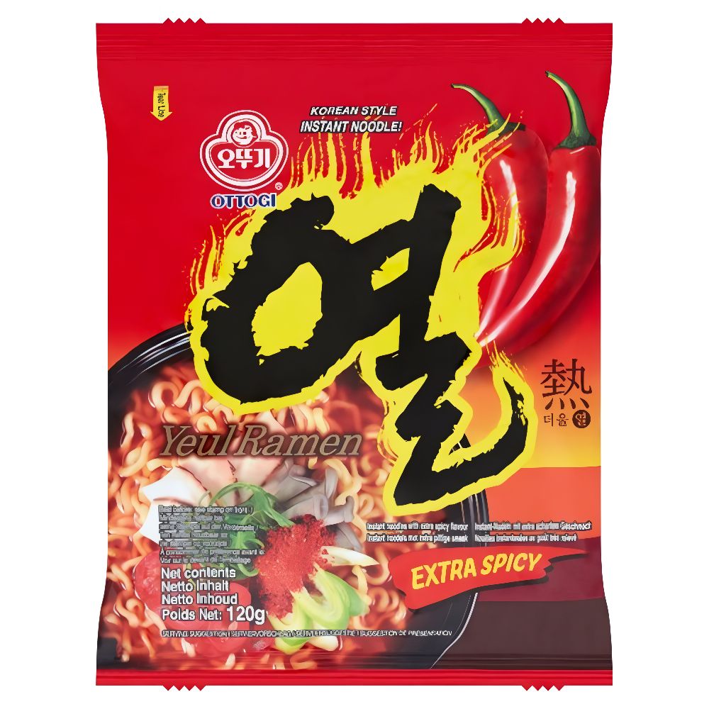 Ramenas OTTOGI JIN (YEUL EXTRA SPICY), 120g | Candy POP