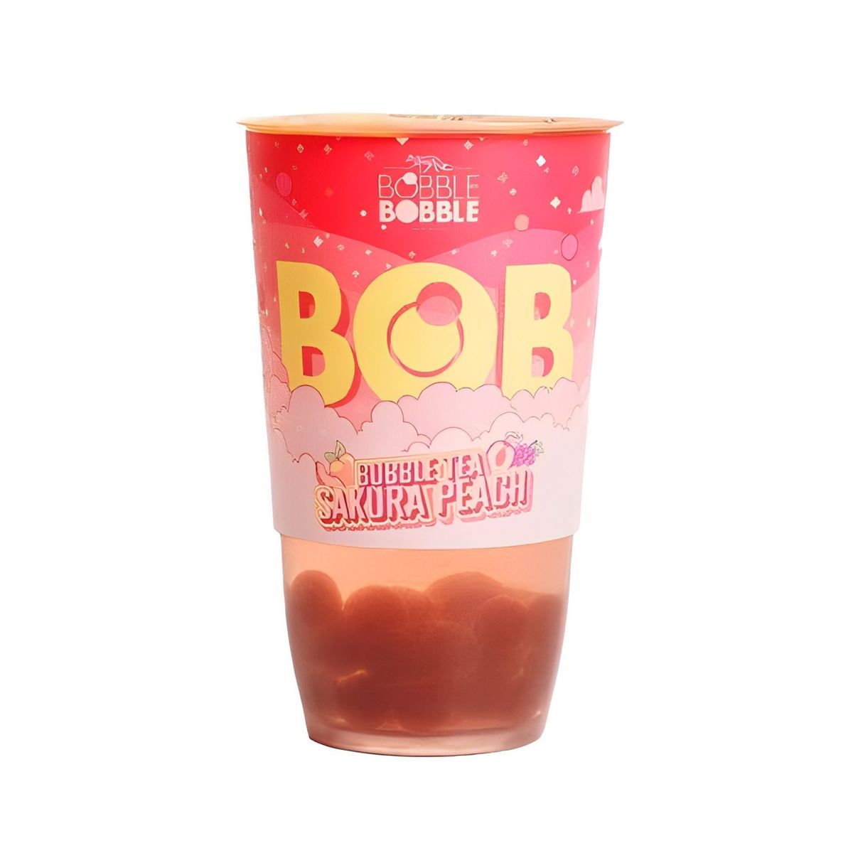 Burbuļu tēja BOB (SAKURA PEACH), 360ml | Candy POP