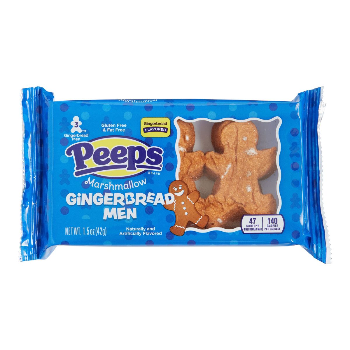 Zefīri PEEPS (GINGERBREAD MEN), 42g | Candy POP