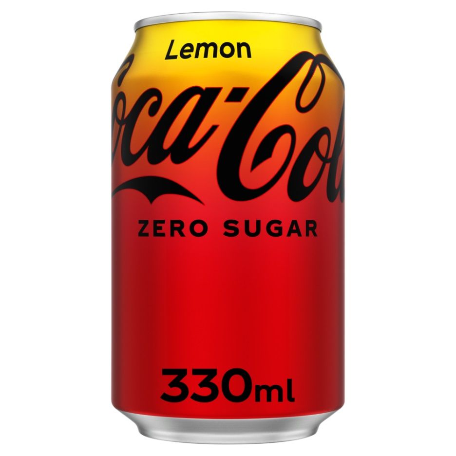 Napój gazowany COCA-COLA (LEMON ZERO), 330ml | Candy POP