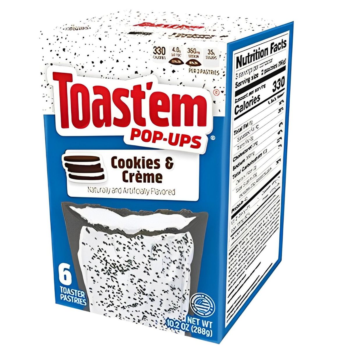 Sausainiai TOAST'EM (COOKIES AND CREME), 288g | Candy POP
