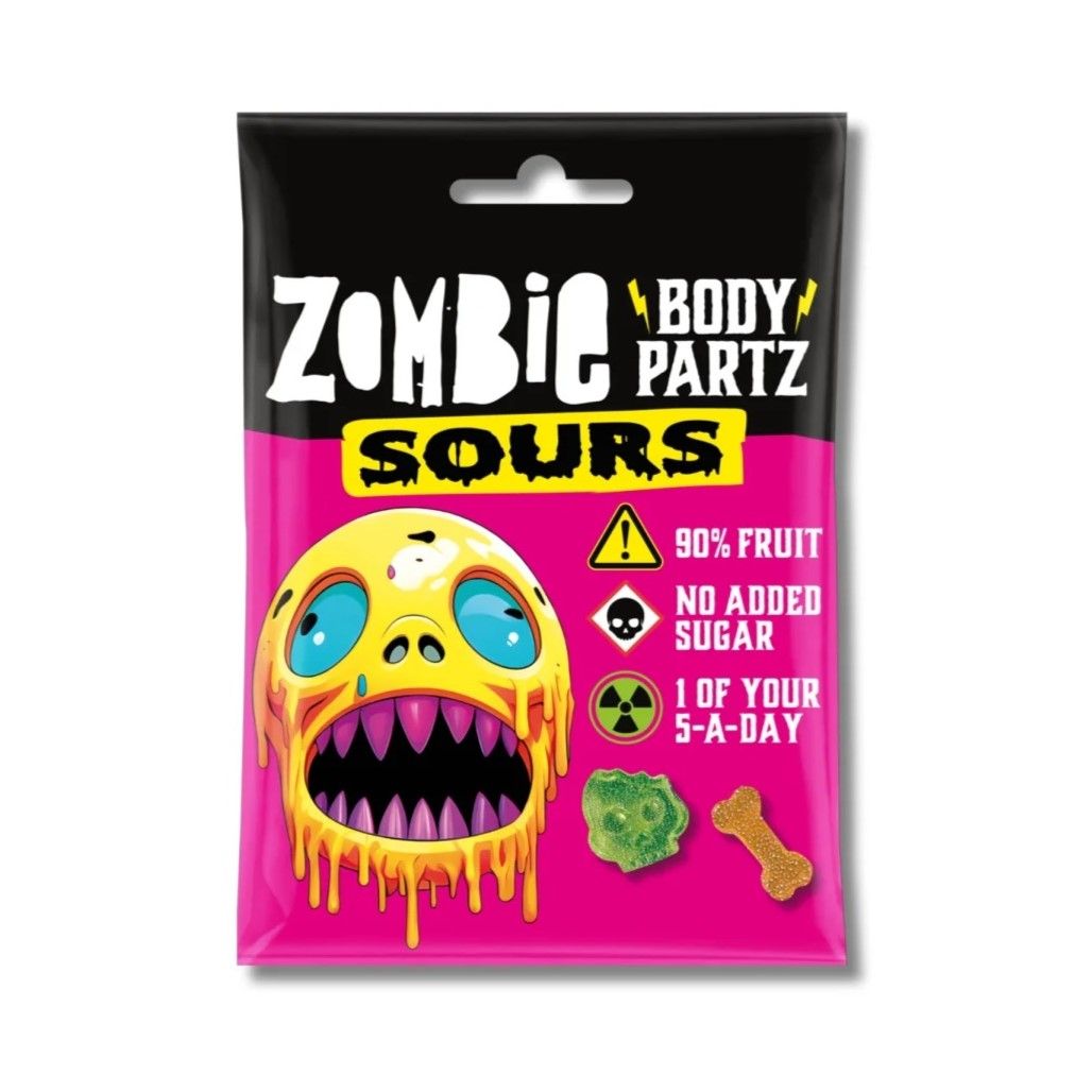 Kumikarkit ZOMBIE BODY PARTS (SOURS), 35g | Candy POP