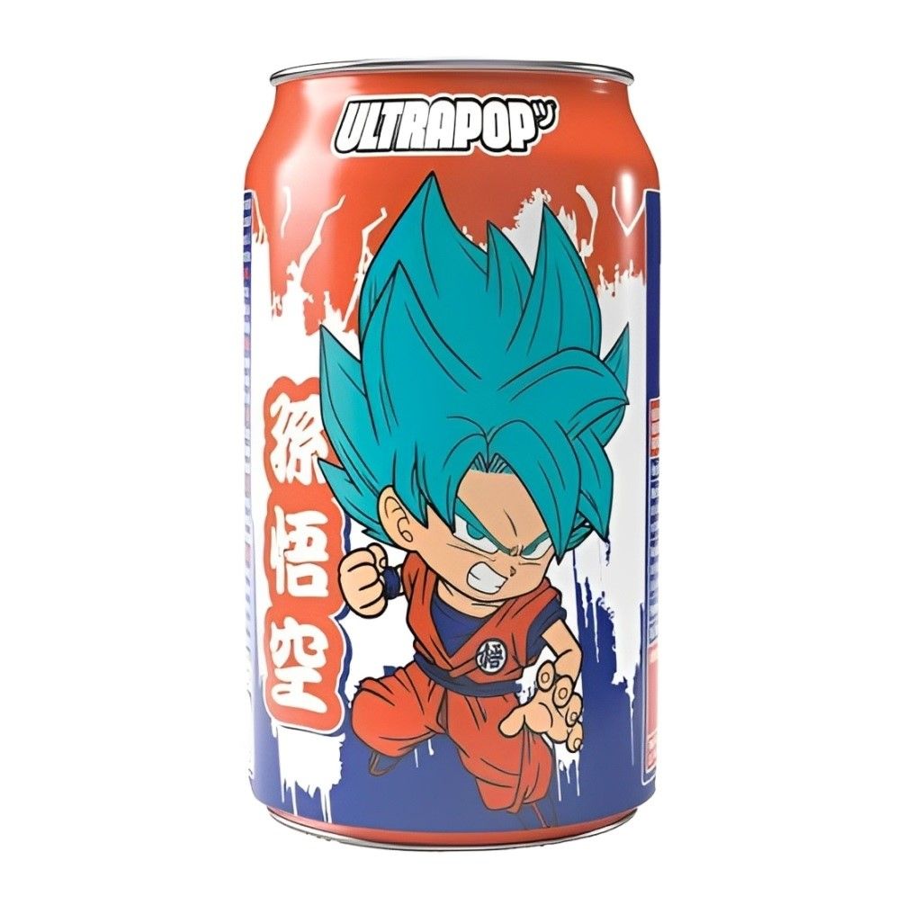 Napój gazowany ULTRA POP DRAGON BALL SUPER GOKU (STRAWBERRY & BANANA ...