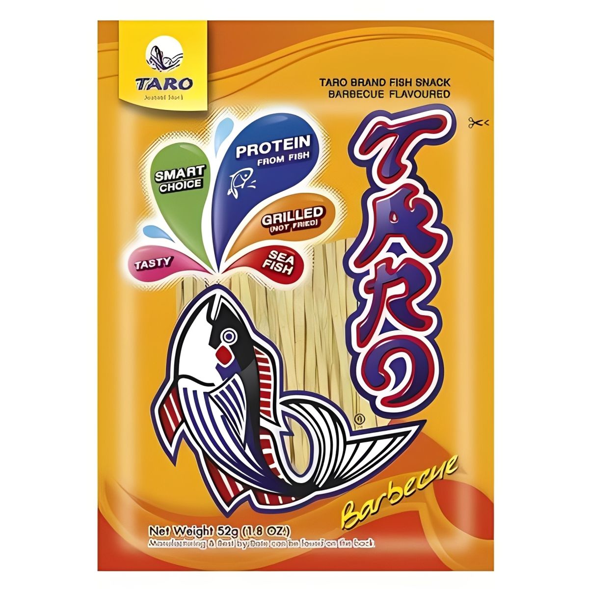 Žuvies užkandis TARO (BARBECUE), 52g | Candy POP