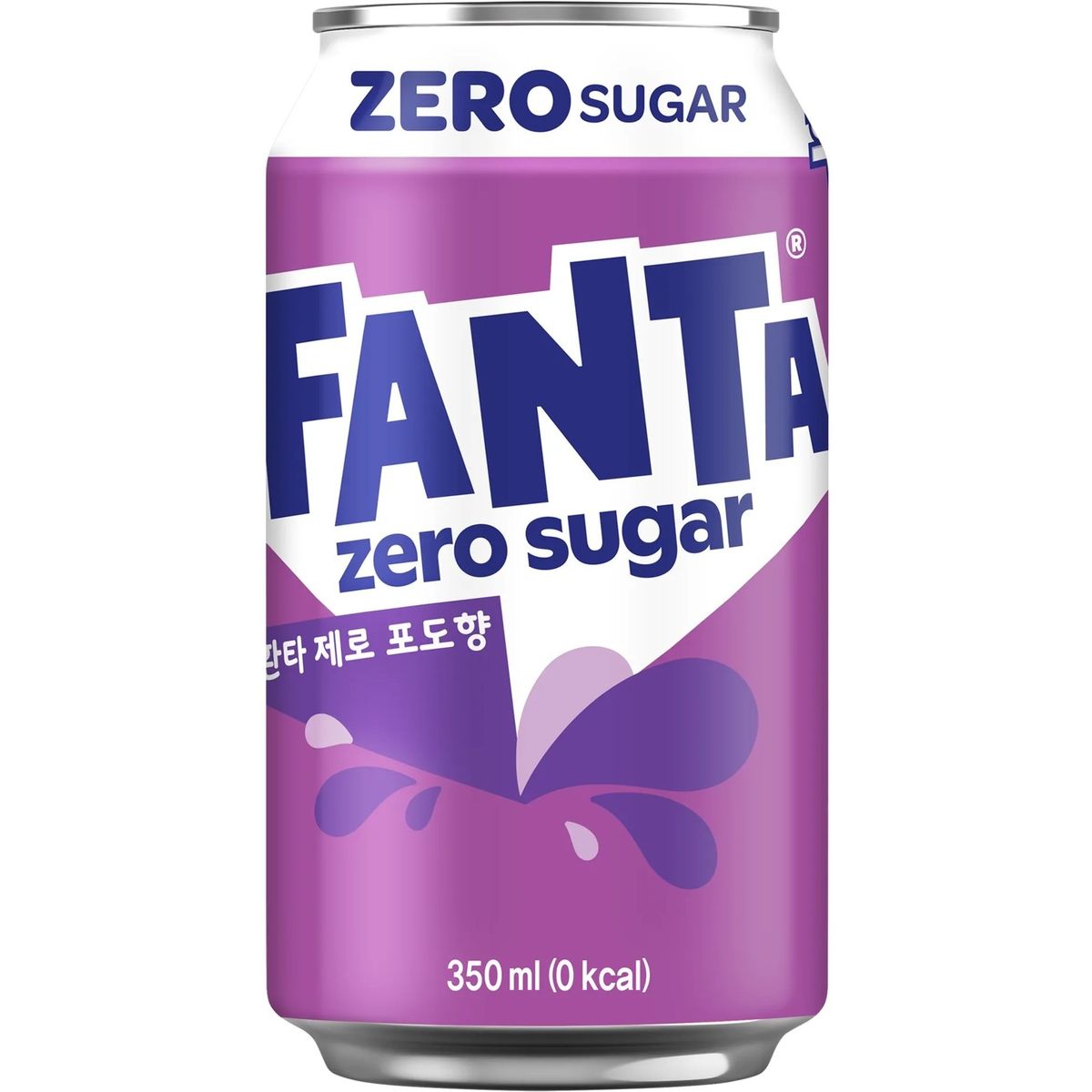 Napój gazowany FANTA ZERO (GRAPE), 350ml | Candy POP