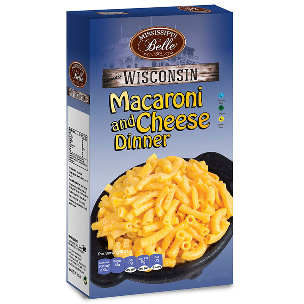 Nuudlid MISSISSIPPI (MACARONI AND CHEESE), 206g | Candy POP