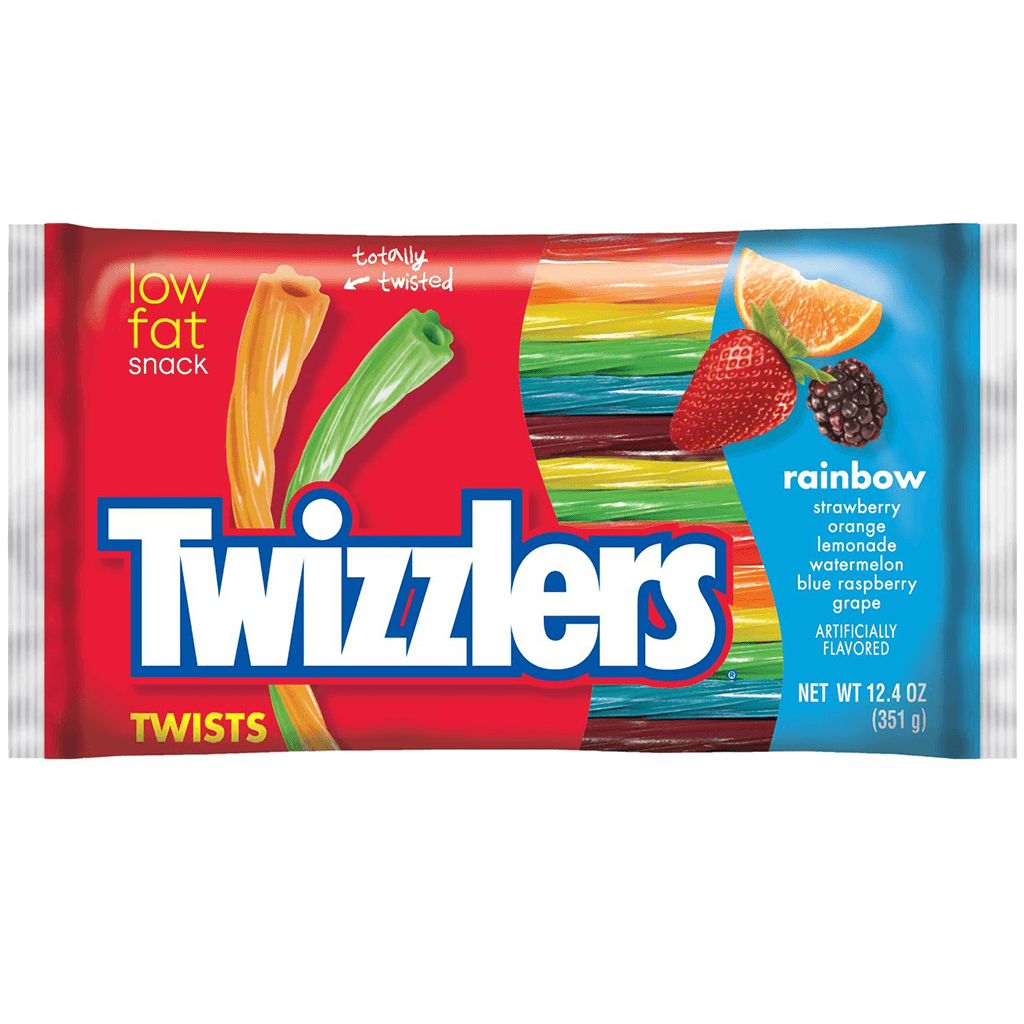 Kummikomm TWIZZLERS RAINBOW TWISTS, 351g | Candy POP