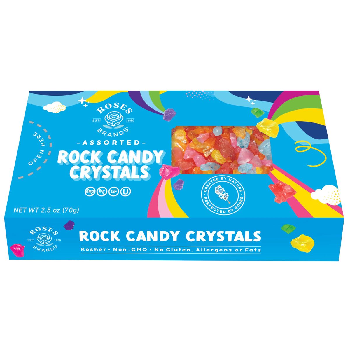 Lizaki ROCK CANDY CRYSTALS ASSORTED, 70g | Candy POP
