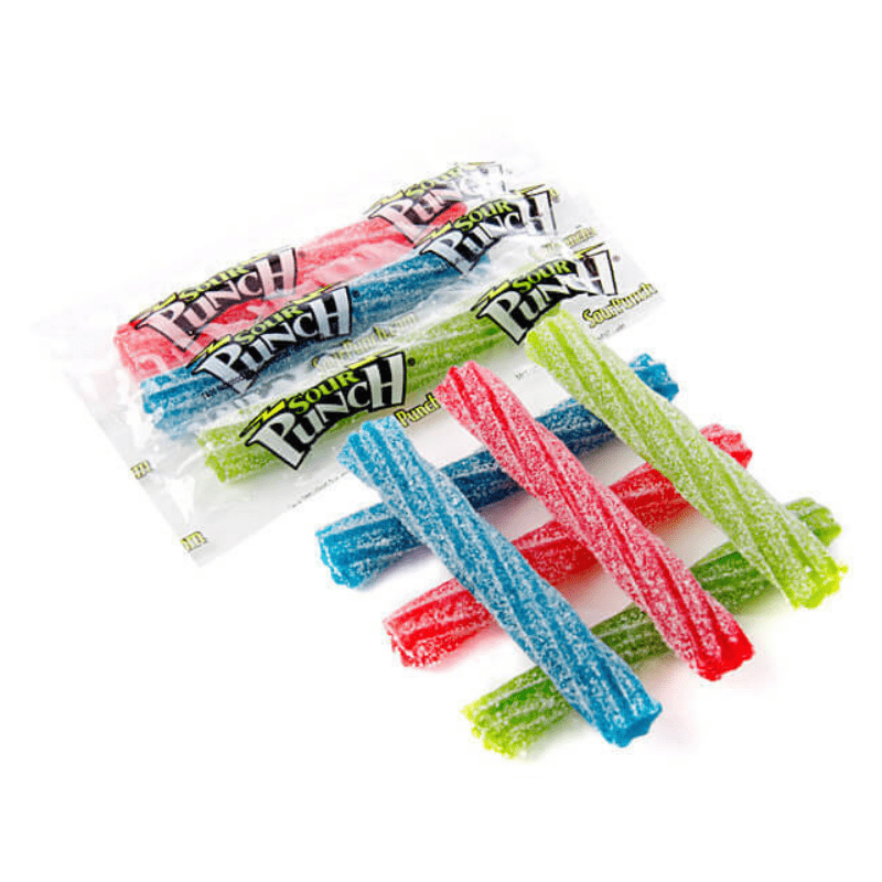 Kramtomas saldainis SOUR PUNCH TWISTS (ASSORTED), 5,6g | Candy POP