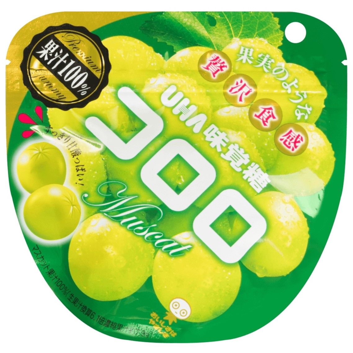 Närimiskommid UHA KORORO (MUSCAT), 48g | Candy POP