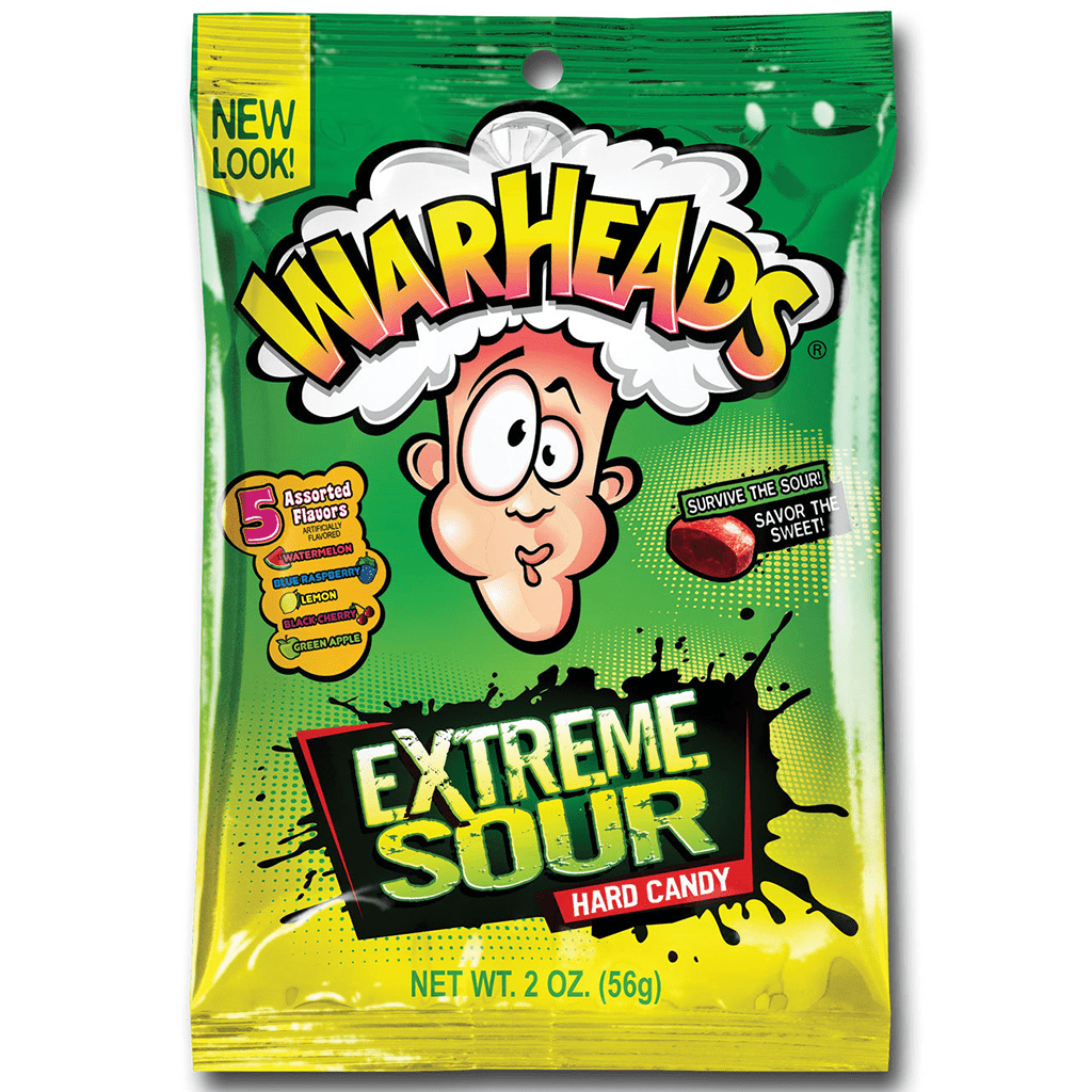 Konfektes WARHEADS (EXTREME SOUR), 56g | Candy POP