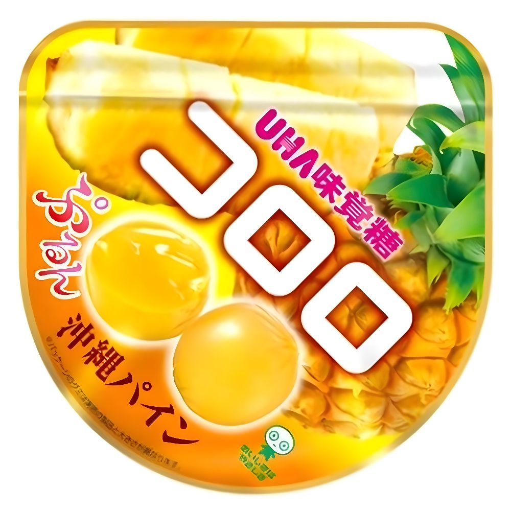 Kramtomi saldainiai UHA KORORO (OKINAWA PINEAPPLE), 40g | Candy POP