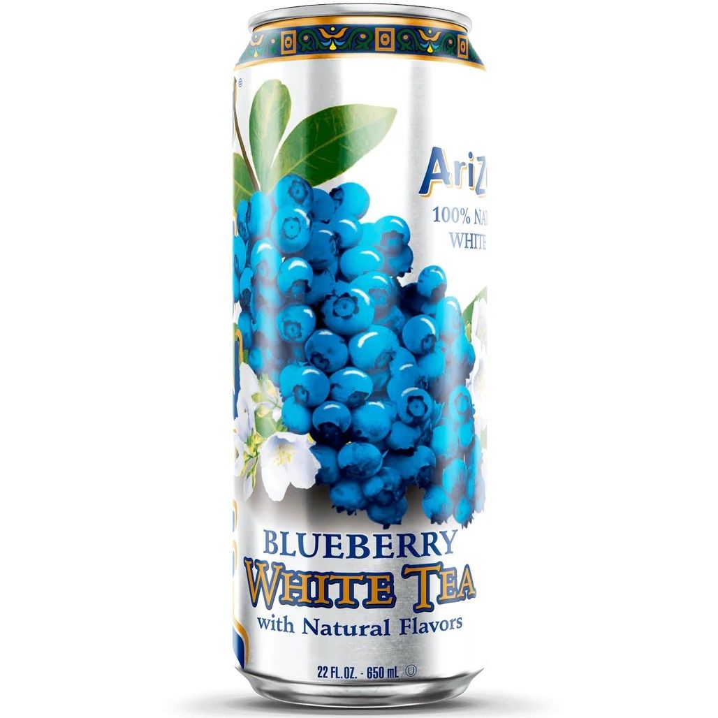 Ledus tēja ARIZONA (BLUEBERRY WHITE TEA), 650ml | Candy POP