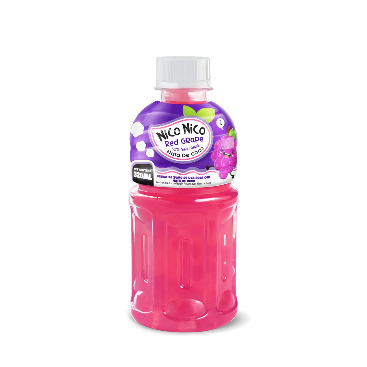 Mahlajook NICO NICO NATA DE COCO (RED GRAPE), 320ml | Candy POP