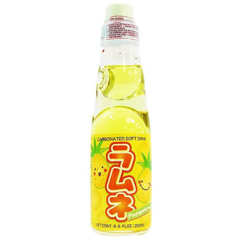 Napój gazowany RAMUNE (ANANASOWY), 200ml | Candy POP