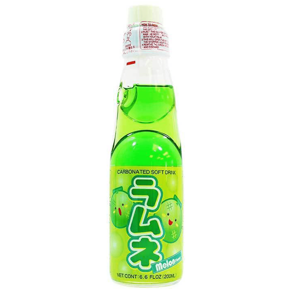 Carbonated Soft Drink RAMUNE MELON, 200ml | Candy POP
