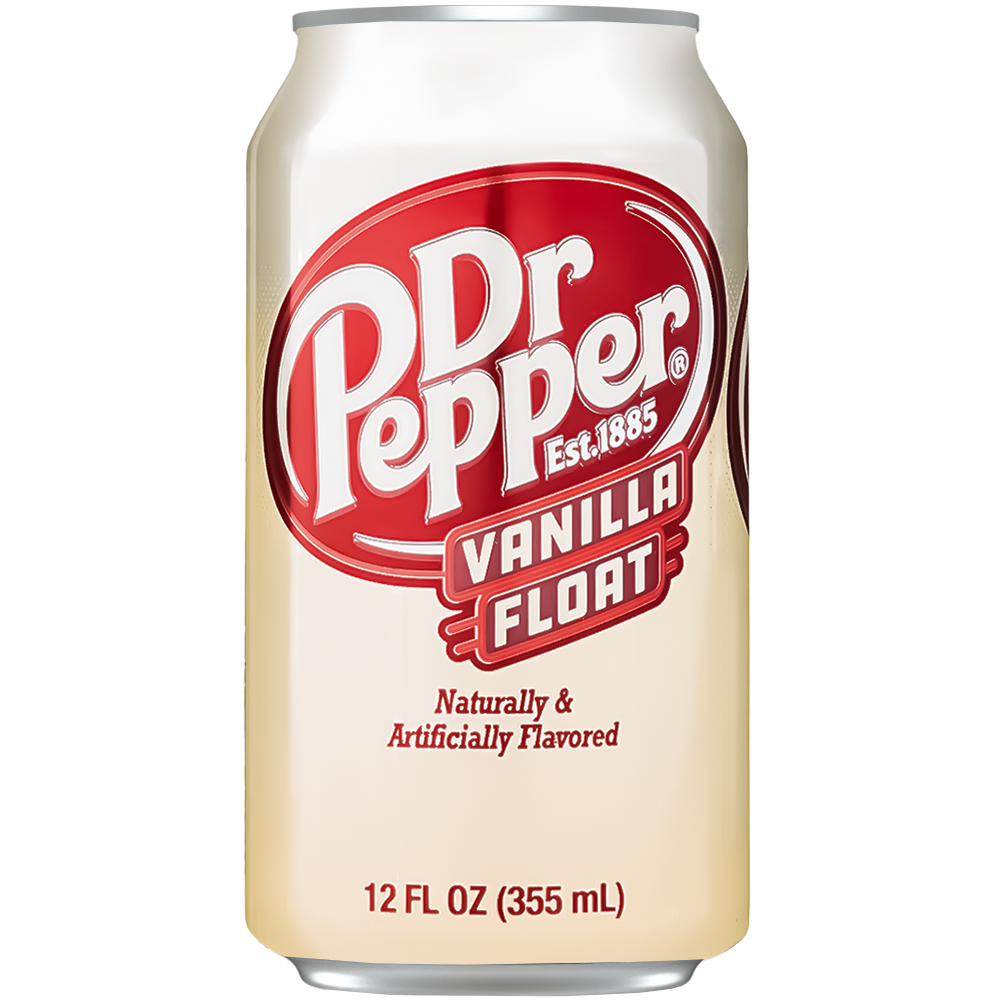 Napój gazowany DR PEPPER (VANILLA FLOAT), 355ml | Candy POP