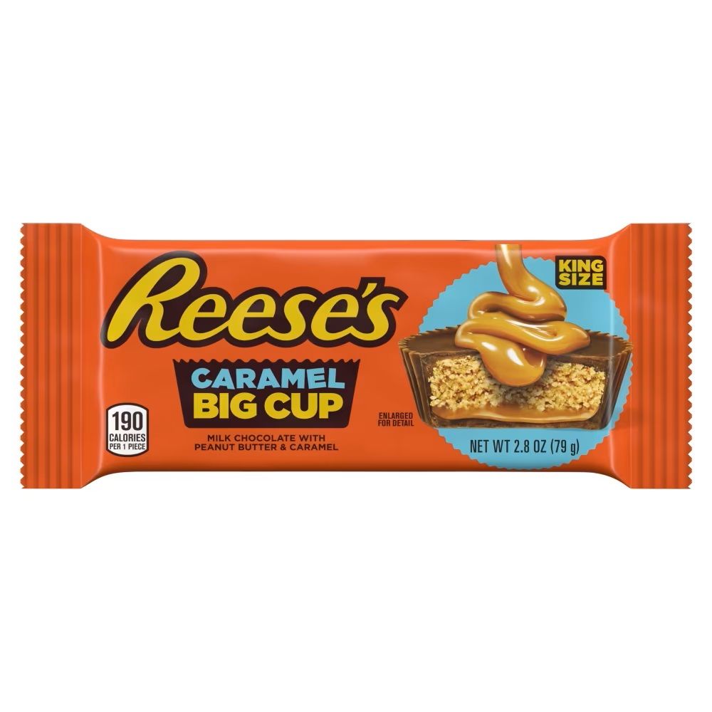 Šokoladiniai krepšeliai REESE'S BIG CUP (CARAMEL), 79g | Candy POP