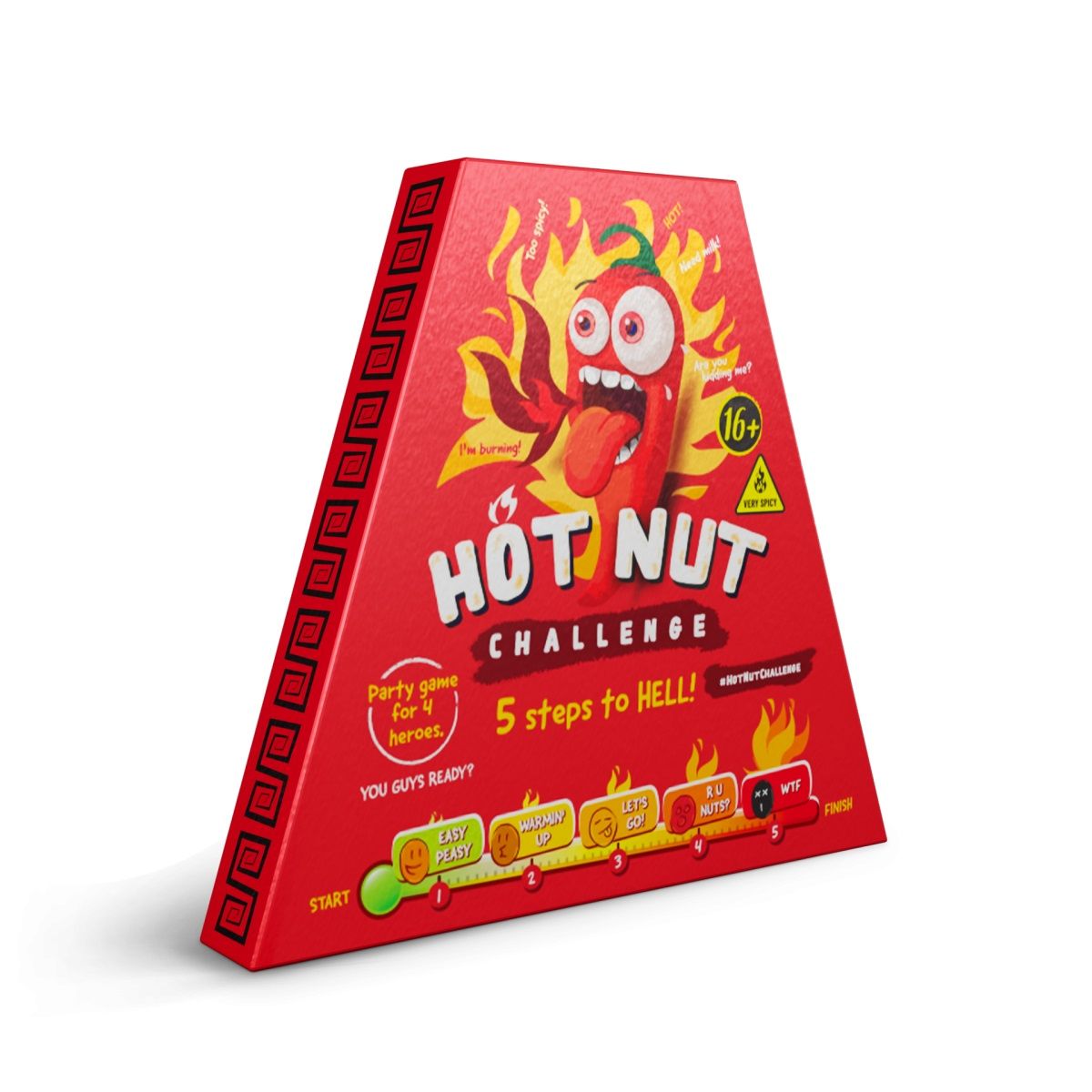 Riešutai HOT NUT CHALLENGE, 24g | Candy POP