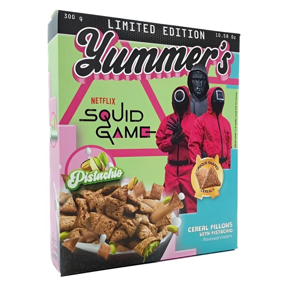 Brokastu pārslas YUMMER'S SQUID GAME (PISTACHIO), 300g | Candy POP