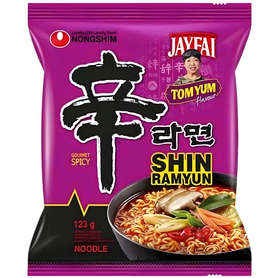Ramenas NONGSHIM (SHIN RAMYUN TOM YUM), 123g | Candy POP