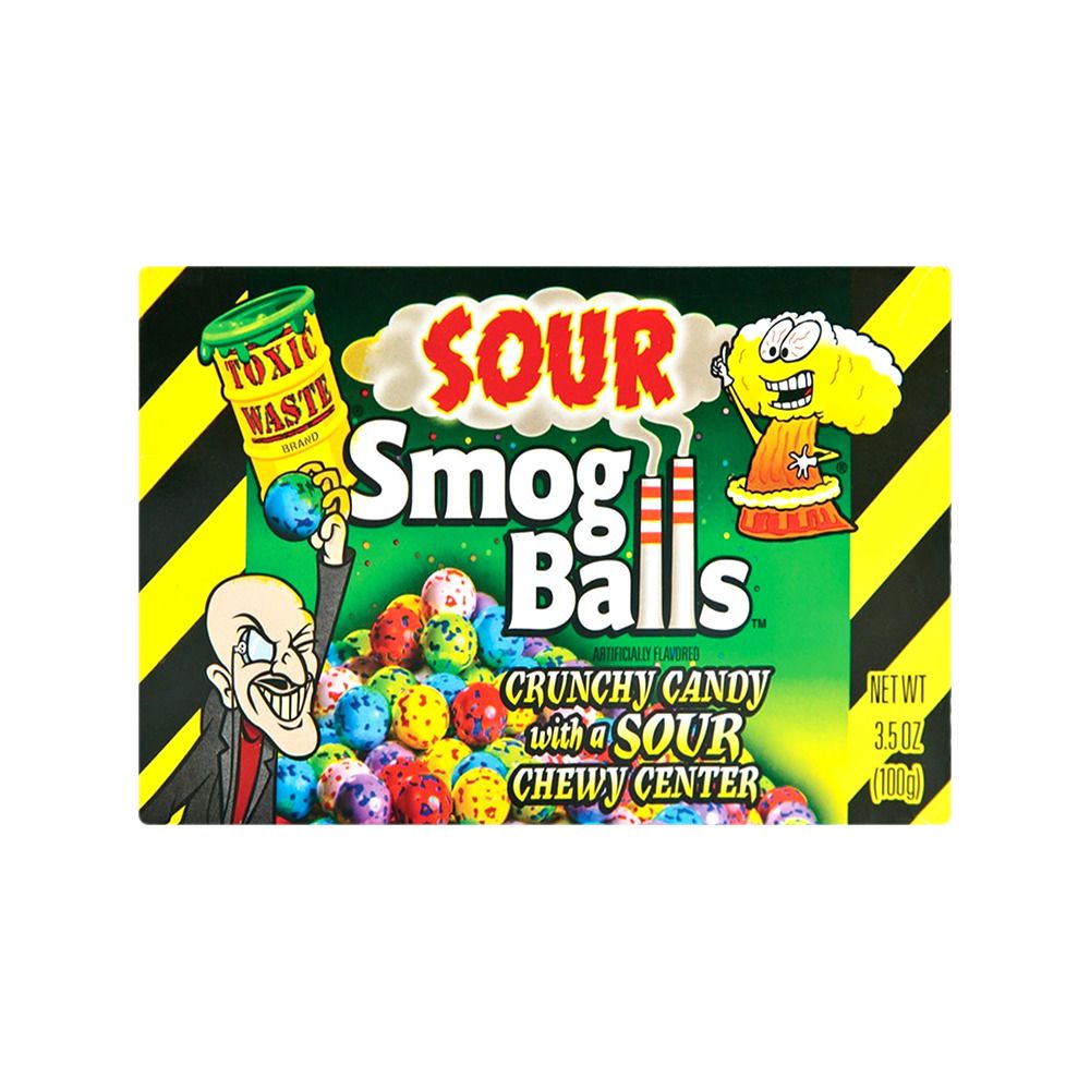 Kommid TOXIC WASTE SOUR SMOG BALLS, 99g | Candy POP