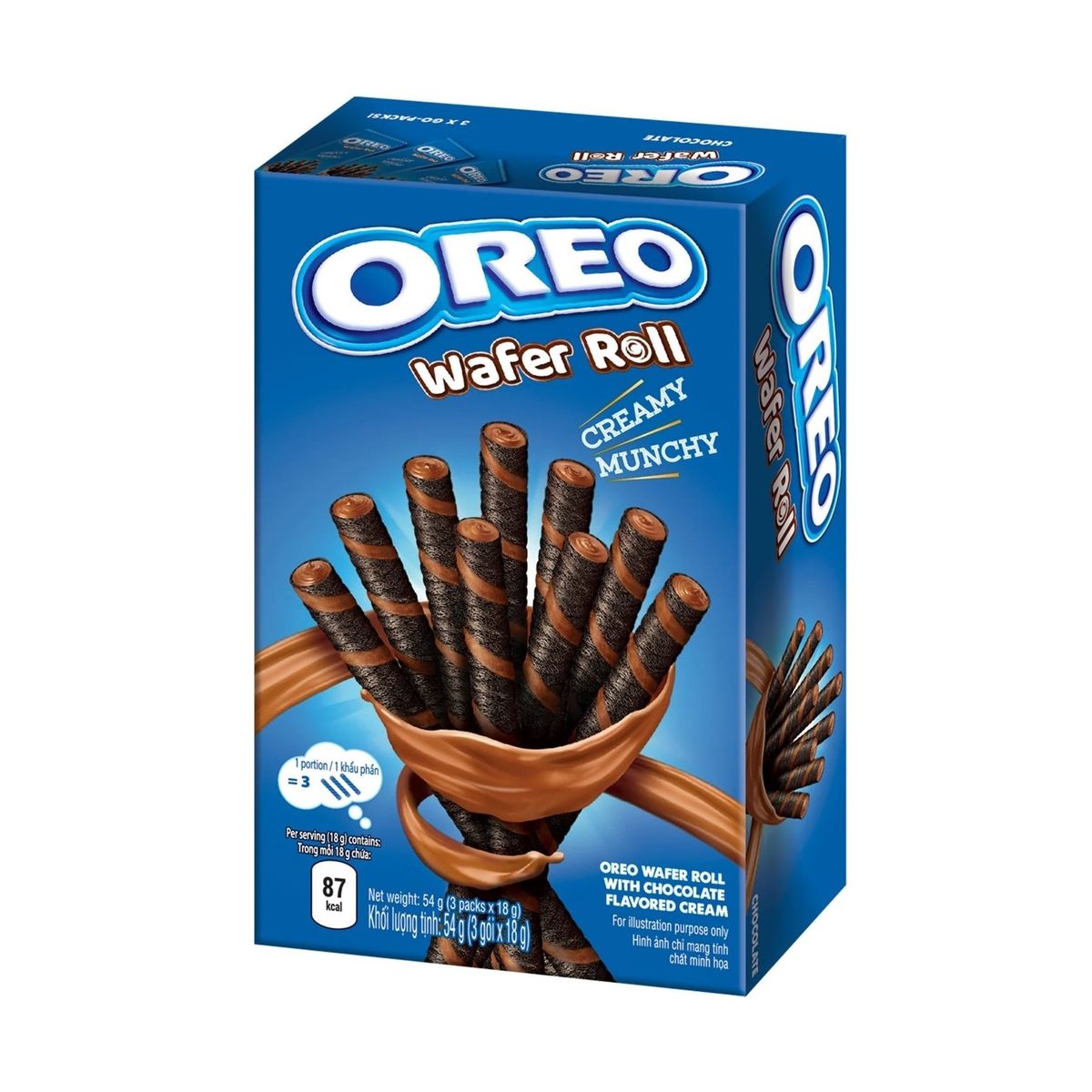Wafle OREO WAFER ROLL (O SMAKU CZEKOLADOWYM), 54g | Candy POP Wafle OREO WAFER ROLL (O SMAKU CZEKOLADOWYM), 54g | Candy POP