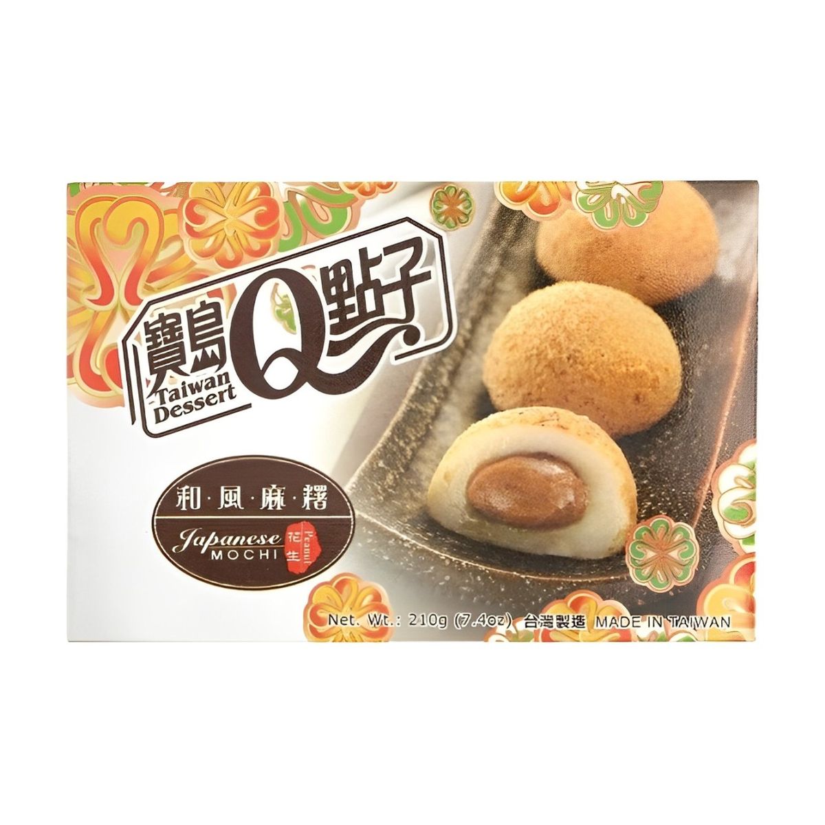 Mochi Q-BRAND HE FONG (PEANUT), 210g | Candy POP Mochi Q-BRAND HE FONG (PEANUT), 210g | Candy POP