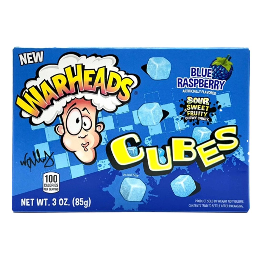 Cukierki do żucia WARHEADS (BLUE RASPBERRY), 85g | Candy POP